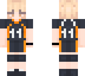 Kinda fem Tsukkishima from Haikyuu | Minecraft Skin
