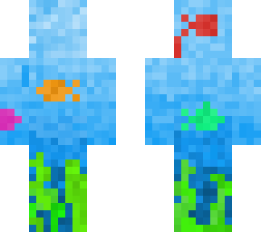Ocean skin without eyes | Minecraft Skin