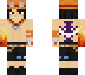 fire fist ace | Minecraft Skins
