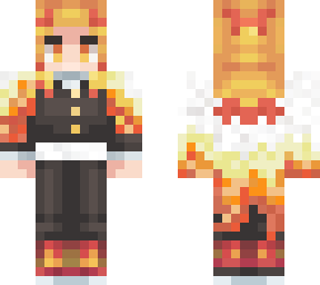 Rengoku Skin Edit | Minecraft Skin