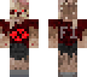Infected Human Variant 2 (Spore Fan) | Minecraft Skin