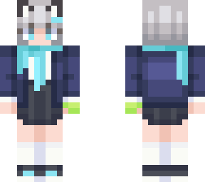 shiroko v5 | Minecraft Skin