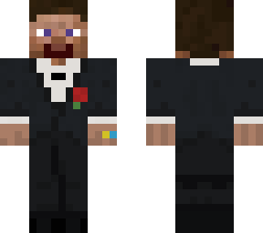 Tuxedo Steve | Minecraft Skin
