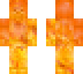 Blazing Fire Steve | Minecraft Skin