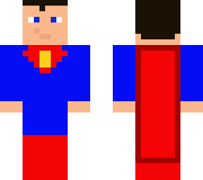 Superman (Kal-El) (Clark Kent) | Minecraft Skin