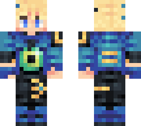 TommyInnit Blue Bats Skin | Minecraft Skin