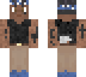cripp gangster (eyes fixed) | Minecraft Skin