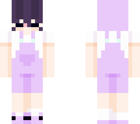 Purple overalls boy | Minecraft Skin