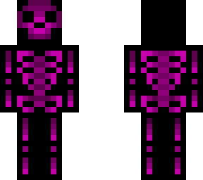 Purple skeleton | Minecraft Skin