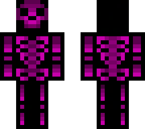 Purple skeleton CLASSIC | Minecraft Skin
