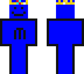blue blob king | Minecraft Skins