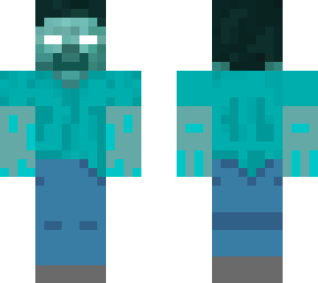 Blue Herobrine 666 | Minecraft Skin