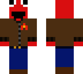 Communist Elmo | Minecraft Skin