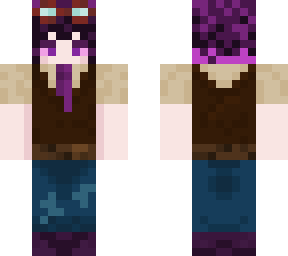 Enderman's human form | Minecraft Skin
