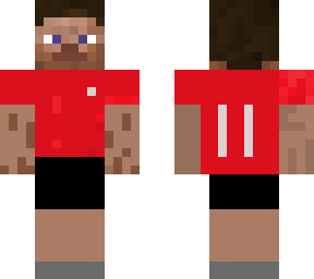 Liverpool Fc Steve Style Skin | Minecraft Skin