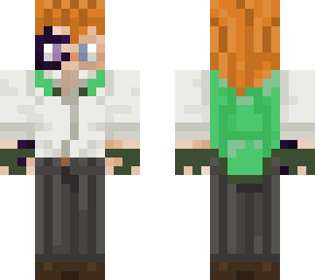 my minecraft custom skin but half end infected | Minecraft Skin