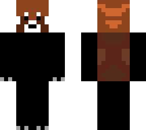red panda ears | Minecraft Skin