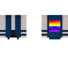 Blue Varsity Jacket Base | Minecraft Skin