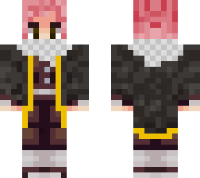 Demon slayer Natsu Dragneel | Minecraft Skin