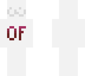 inverted color, skin, i made the optifine logo on it | Minecraft Skin