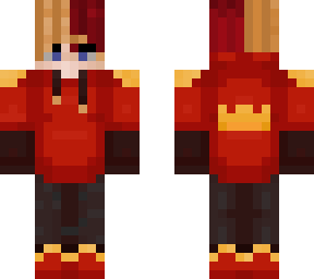 Updated MCC skin red boy | Minecraft Skin