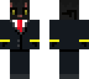cat in suit | Minecraft Skins