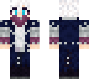 Dabi w/white hair (MHA) | Minecraft Skin