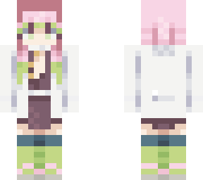 Mitsuri Kanroji ; The Love Pillar | Minecraft Skin