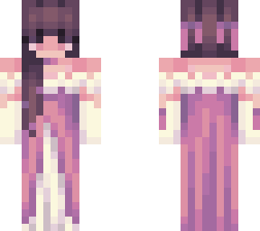 Pink Peonies | Minecraft Skin