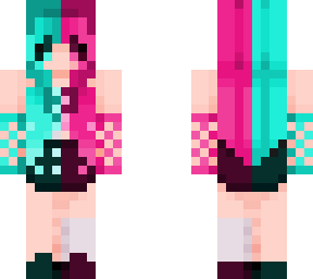 Glitch Girl | Minecraft Skin