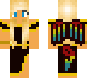 Rainbow Dragon | Minecraft Skin