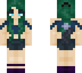 werewolf girl(skin base credit to NonasBases) | Minecraft Skin