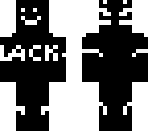 black "lack" | Minecraft Skin