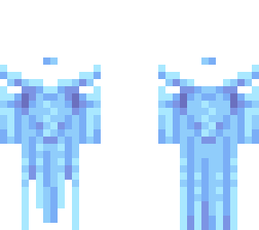 Blue Gala Gown - Base | Minecraft Skin