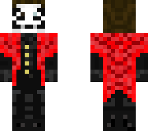 Ghost - Papa Emeritus IV (Red jacket) | Minecraft Skin