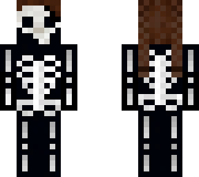 skeleton helen, skull mask decrepit | Minecraft Skin