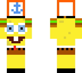 Spongebob Skin Minecraft Skins Spongebob Skin Skins For Minecraft Pe