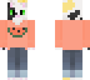 Watermelon Cat | Minecraft Skin