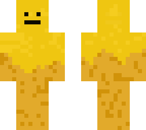Honey mustard dipped chicken nugget | Minecraft Skin
