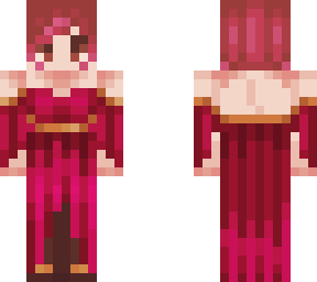 magenta gown | Minecraft Skin