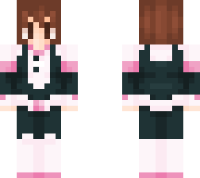 Ochaco "Uravity" Uraraka (Hero Costume) | Minecraft Skin