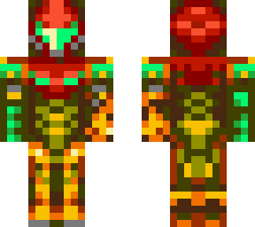 metroid zero suit samus | Minecraft Skins