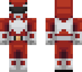 TyrannoRanger / Red Ranger | Minecraft Skin