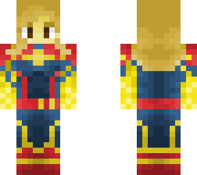 captain marvel | Minecraft Skins