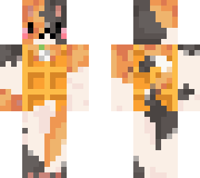 Calico Waffle Cat | Minecraft Skin