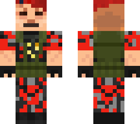 RED HECU Leader | Minecraft Skin