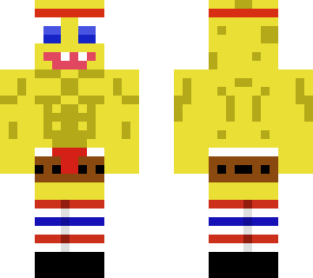 Buff Spongebob | Minecraft Skin
