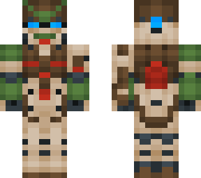 GF13-049NM Tequila Gundam | Minecraft Skin
