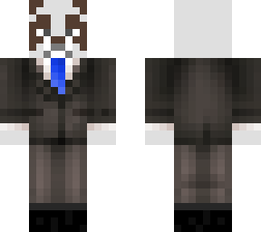 Brown Panda Tie | Minecraft Skin