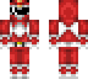 Red Power Ranger | Minecraft Skin